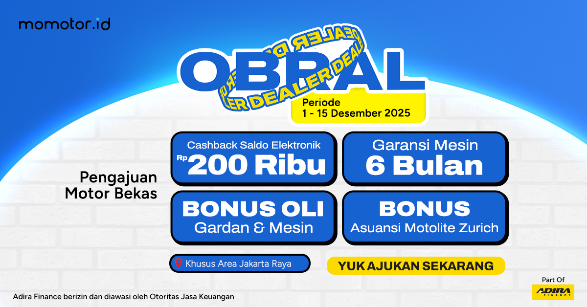 Promo Spesial Desember! Obral Motor Bekas, Banyak Bonus, Pengajuan ...